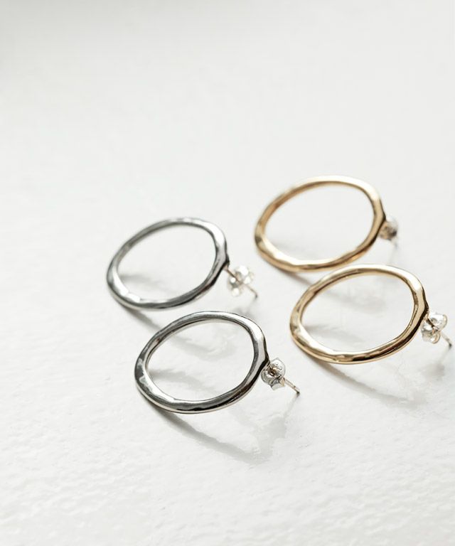 【silver925】925ポストリングピアス 【返品・交換不可】 [Pierrot] | 【公式】Pierrot（ピエロ）レディースファッション通販サイト